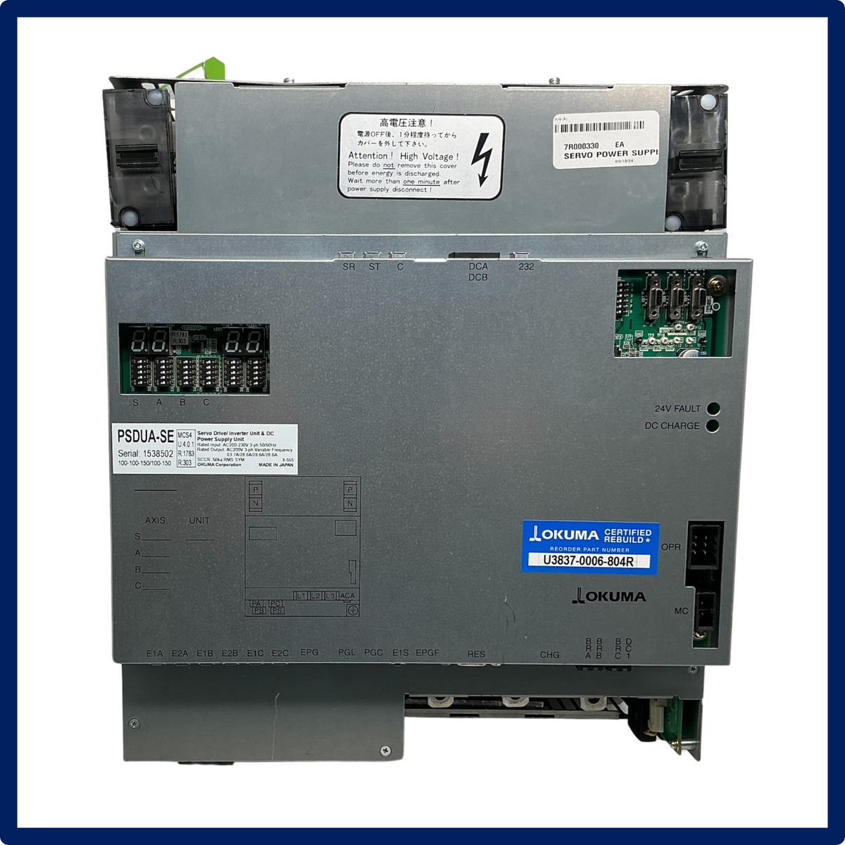 Okuma - Servo Drive Module | PSDUA-SE | **INV: 15777** | Refurbished ...
