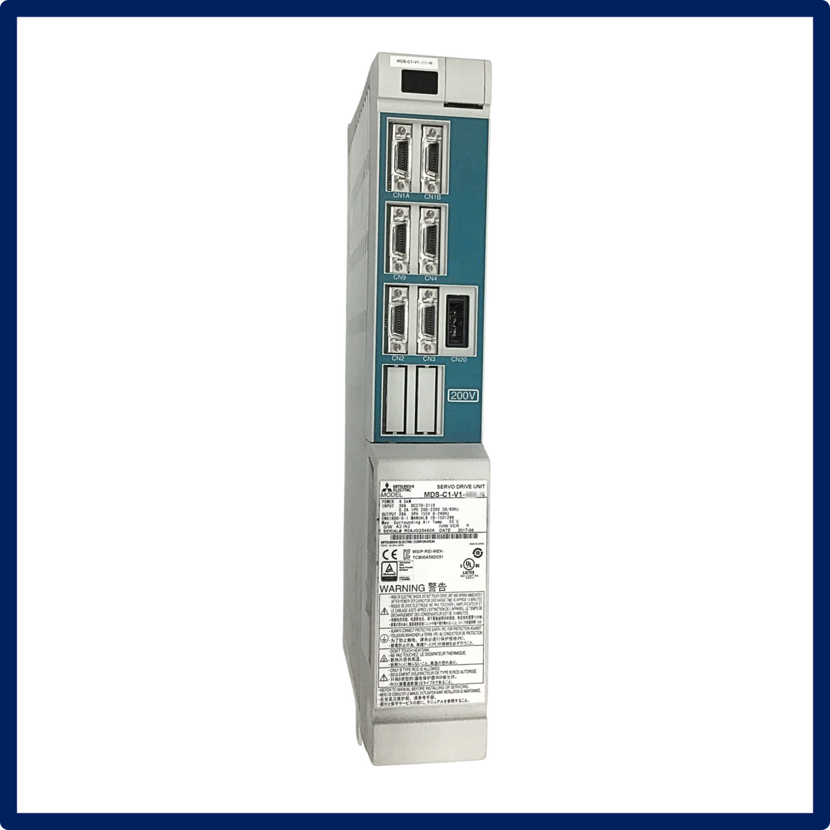 Mitsubishi - Servo Drive | MDS-C1-V1-10-N | New | In Stock! — cnctoolsllc