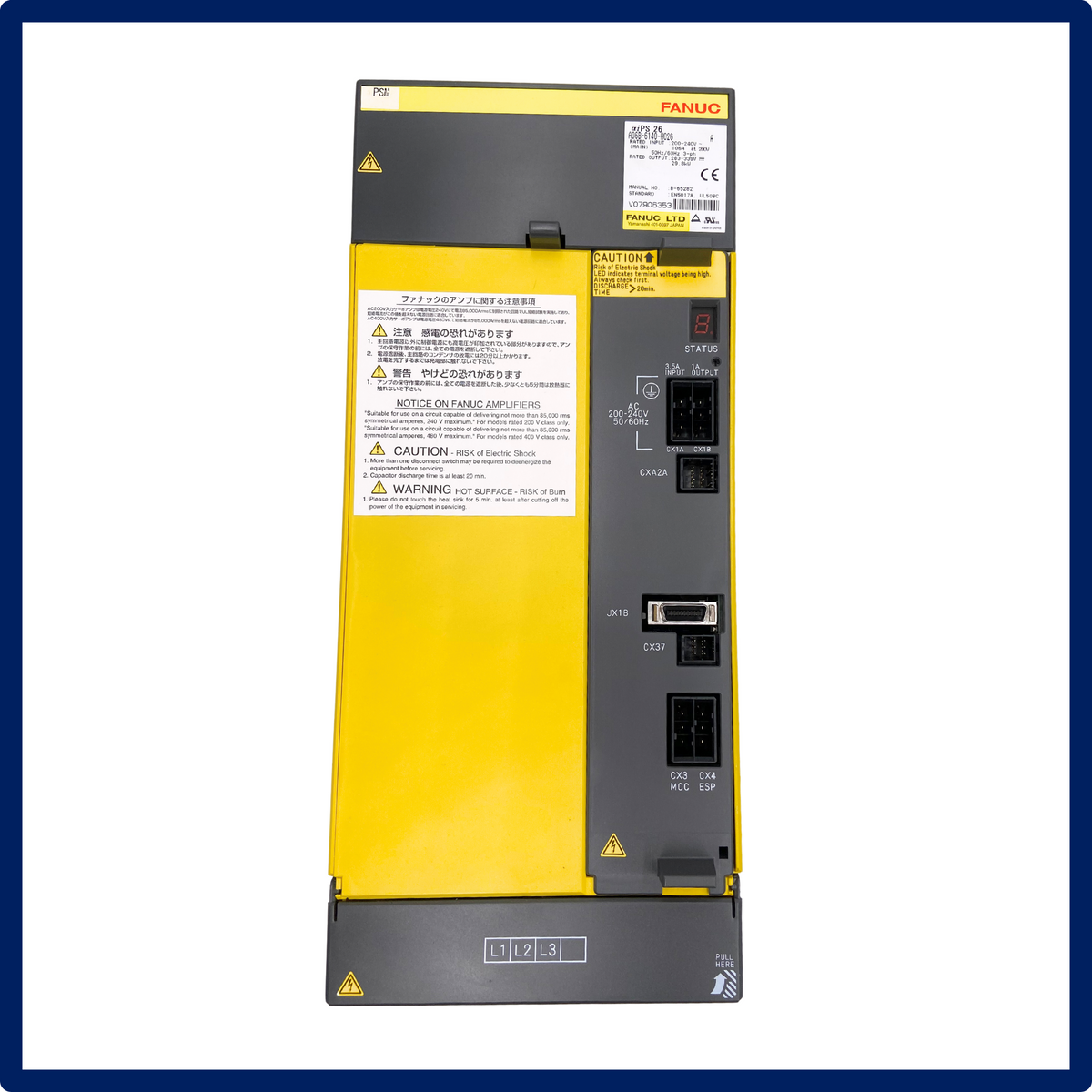 Fanuc - Power Supply | A06B-6140-H026 | New | In Stock! — cnctoolsllc