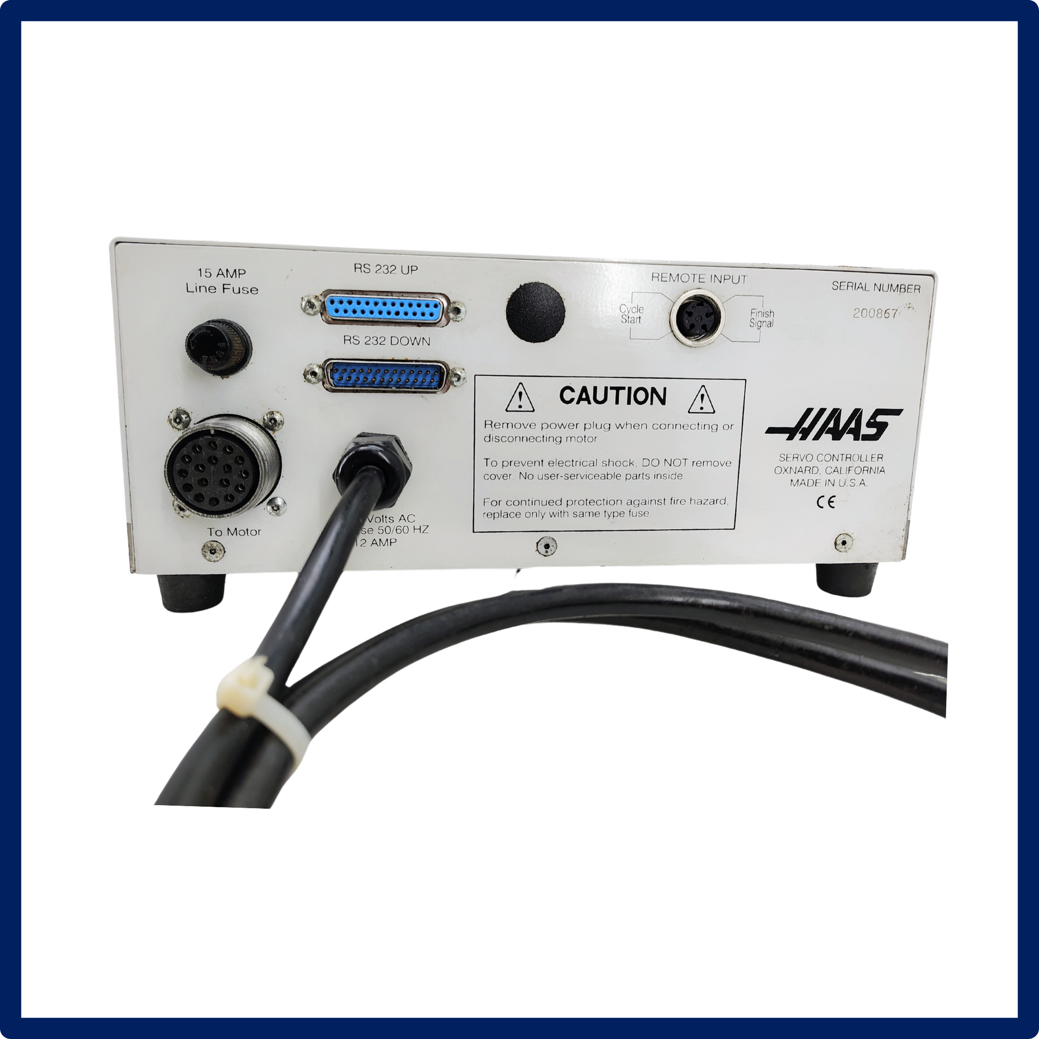 Haas - Servo Control Box | Servo Control Box Brush 17-Pin 5C-450 | INV ...