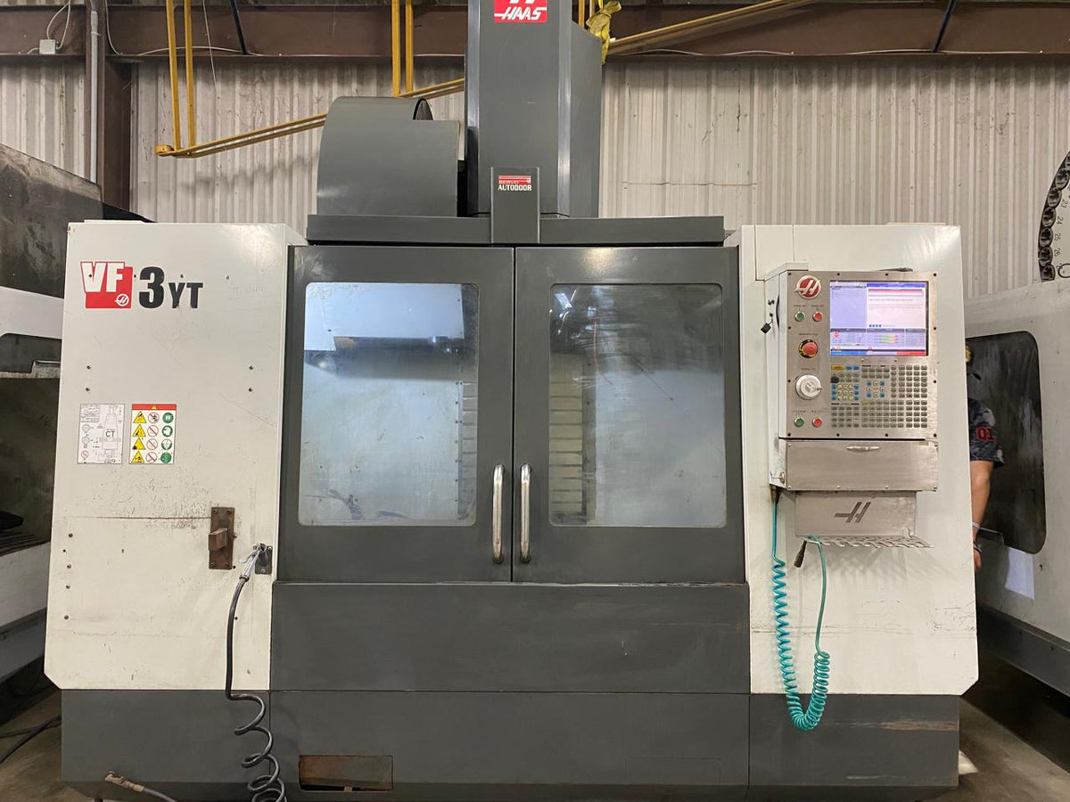 2016 - Haas VF-3YT/50 Machining Center with 4th Axis Wiring — cnctoolsllc